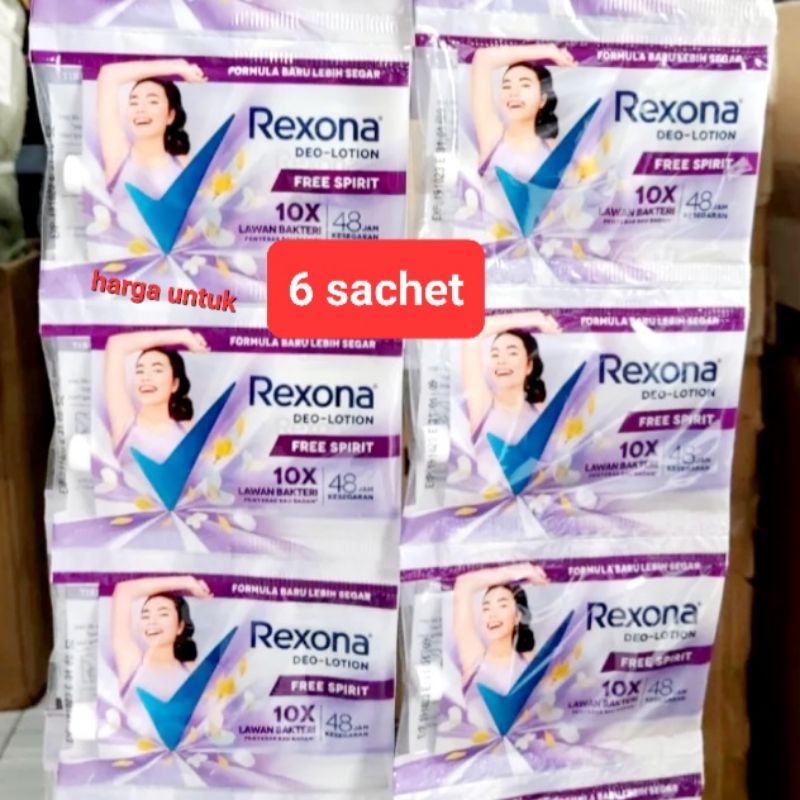Jual REXONA Sachet 9 gram DEOLOTION 6 SACHET | Shopee Indonesia