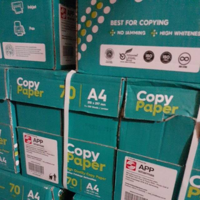 Jual Kertas A4 70gr Copy Paper (per box) | Shopee Indonesia