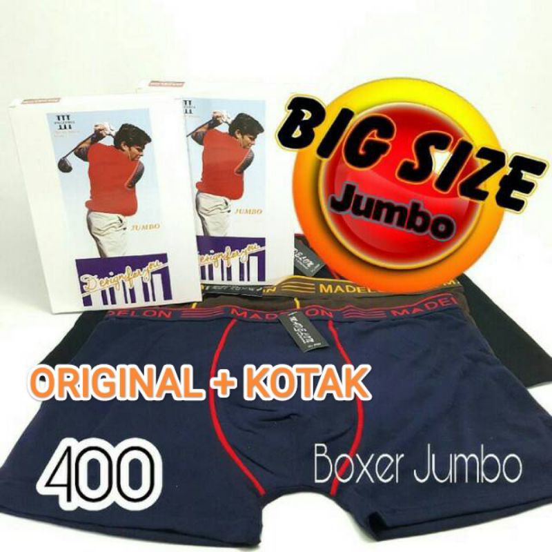 Jual CELANA DALAM BOXER MADELON JUMBO BIG SIZE / MADELON JUMBO SEMPAK ...