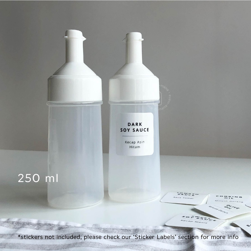 Jual Botol Saos Plastik 250ml - Plastic Sauce Bottle 250ml | Shopee ...