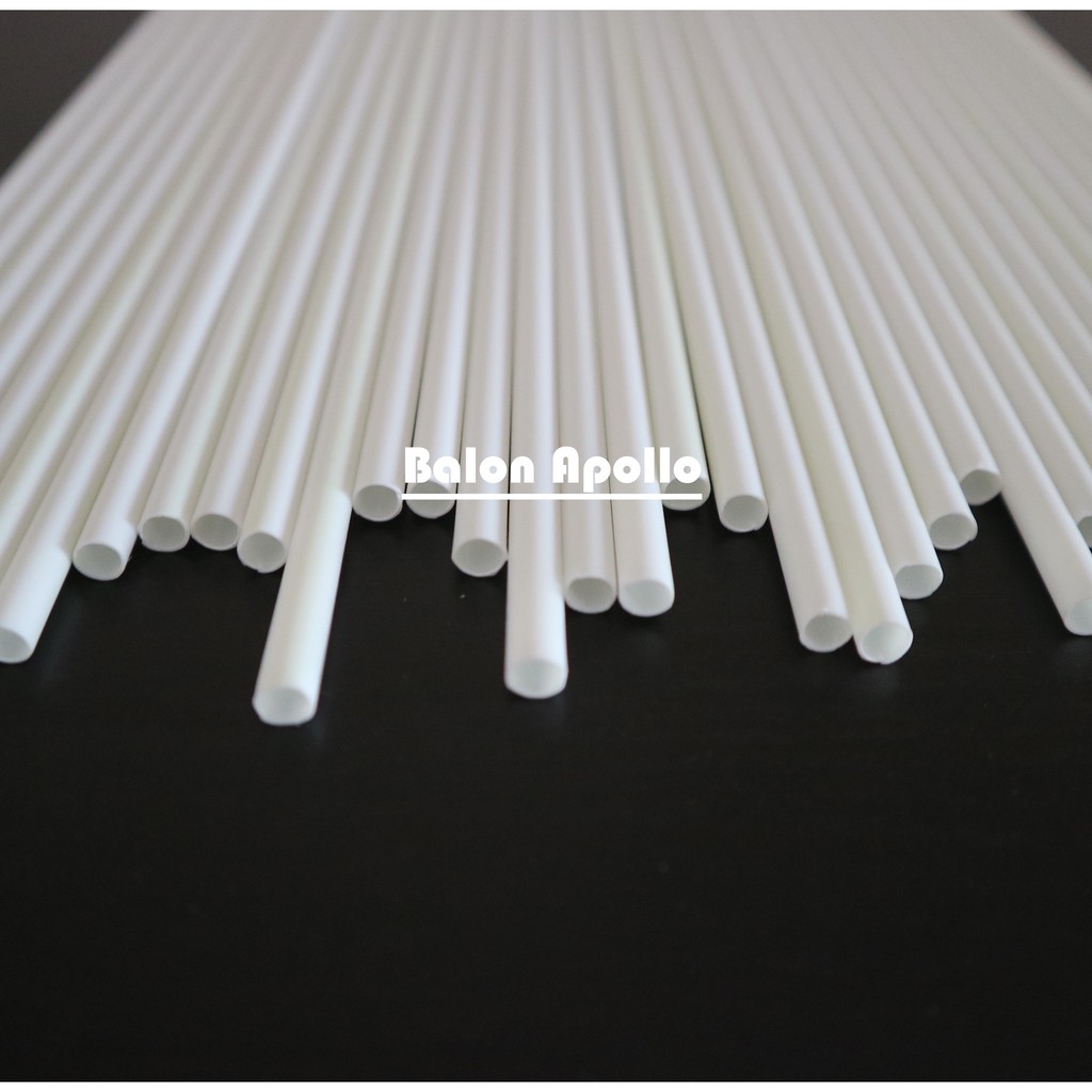 Jual Gagang Balon / Stick Balon / Stick Balon WHITE (100 PCS) | Shopee ...