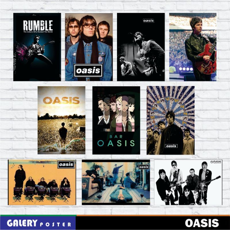 Jual POSTER DINDING OASIS A3+ & A4 | Shopee Indonesia