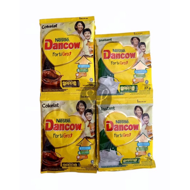 Jual Dancow Susu Bubuk Instan Renteng Isi 10pc Sachet | Shopee Indonesia