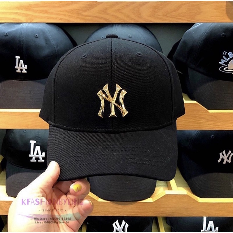 Jual MLB Metal Rookie Structure Ball Cap New York Yankees (BLACK ...