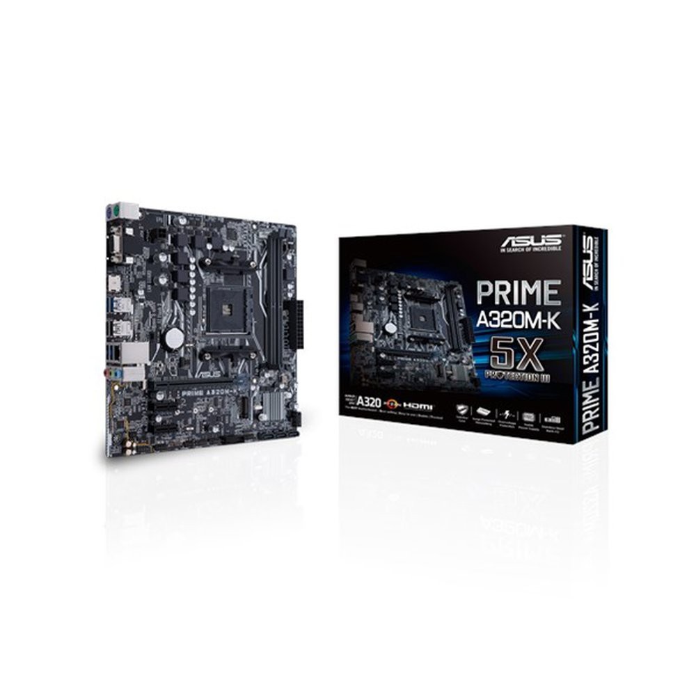 Jual Asus PRIME A320M-K AM4 AMD RYZEN A320 DDR4 SATA 3 Bagus | Shopee ...