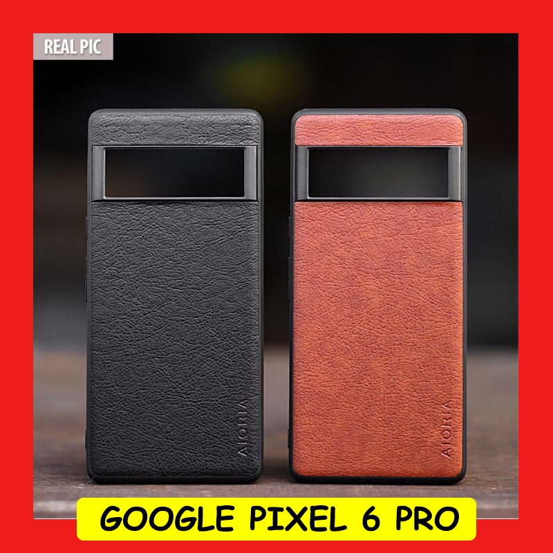 Jual Google Pixel 6 Pro - Leather Texture Hybrid Soft Case Casing Cover ...