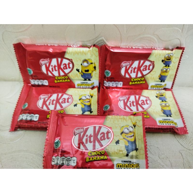 Jual KIT KAT CHOCO BANANA 4F 35 GRAM LIMITED EDITION / KIT KAT BARU ...