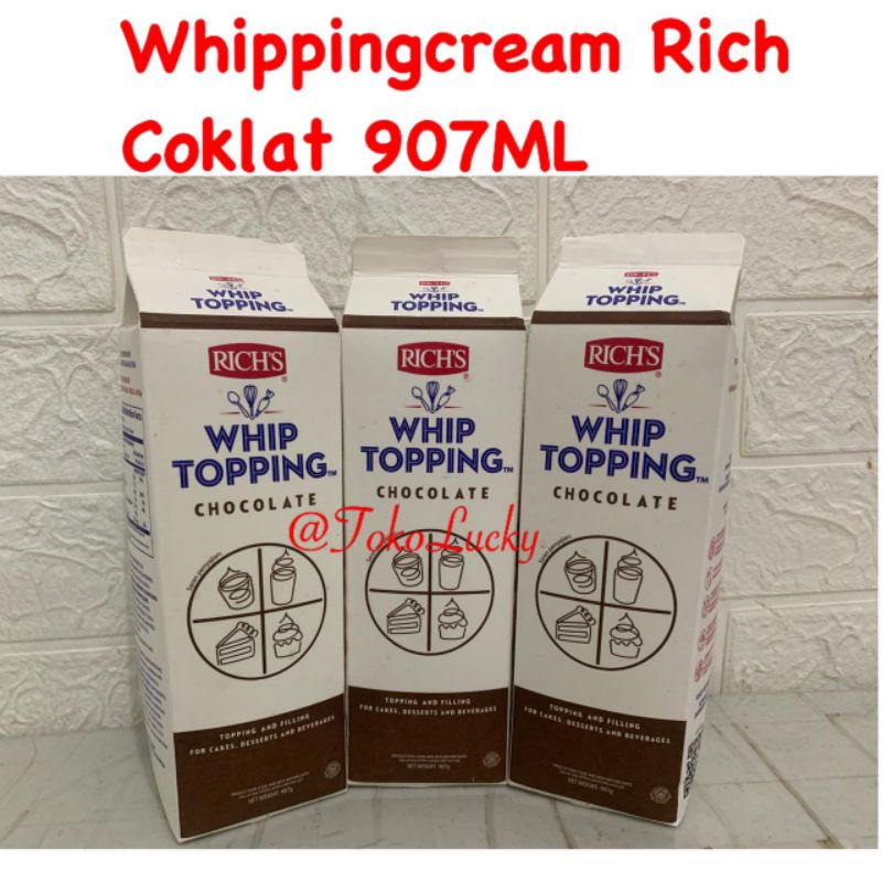 Jual Whipping Cream Cair Coklat 907ML | Shopee Indonesia