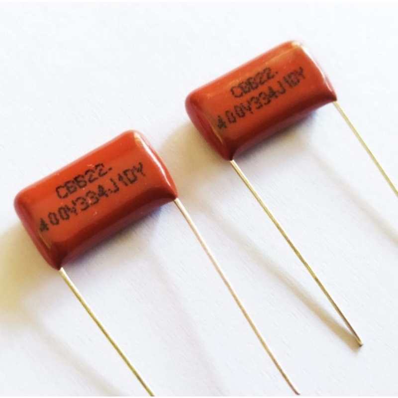 Jual capacitor 330nf 400v / kapasitor mylar 330 nf 400 V / capacitor ...
