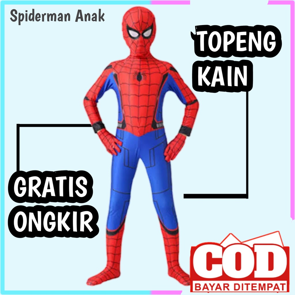 Jual kostum karakter Baju Spiderman Anak | Shopee Indonesia