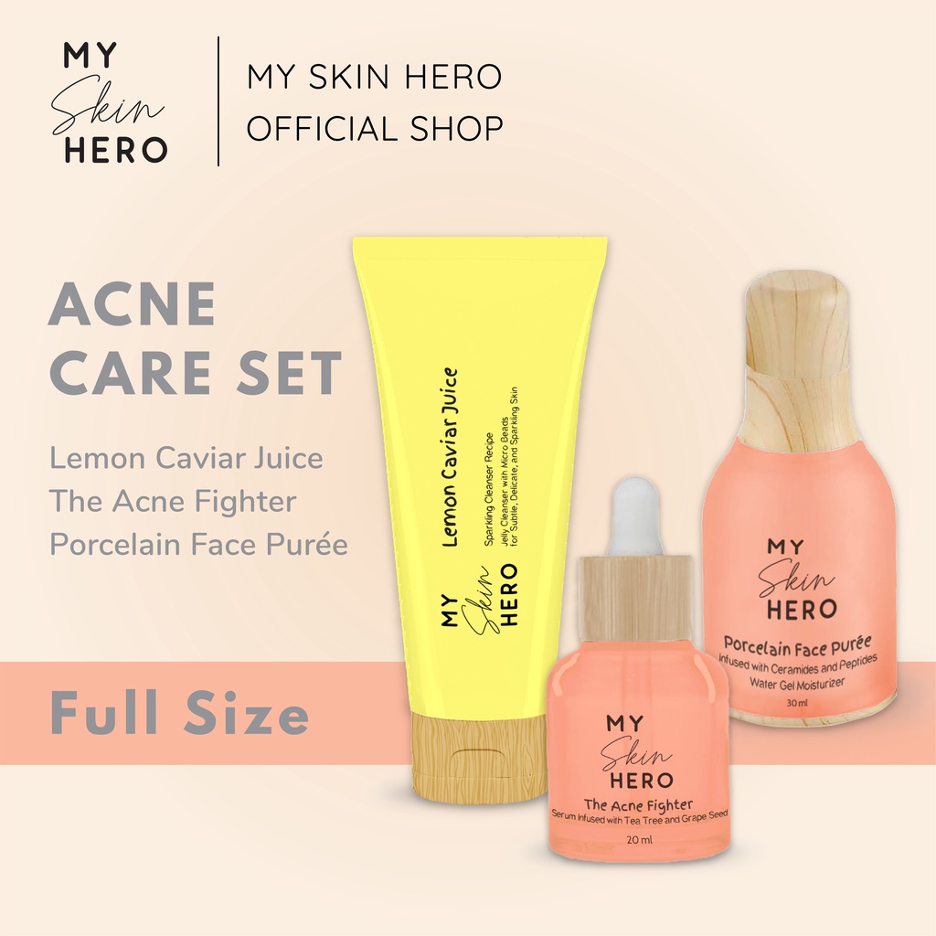 Jual My Skin Hero - Acne Care Set | Shopee Indonesia