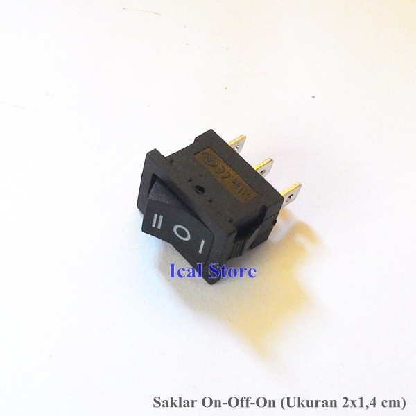 Jual Saklar Switch ON-OFF-ON Hitam 3 Pin Kaki | Shopee Indonesia