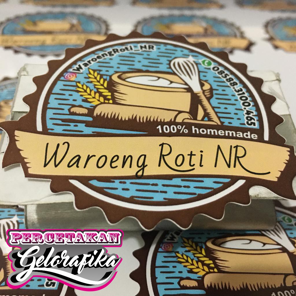 Jual STIKER LABEL KUE TOPLES / LAPIS LEGIT / ROTI | Shopee Indonesia