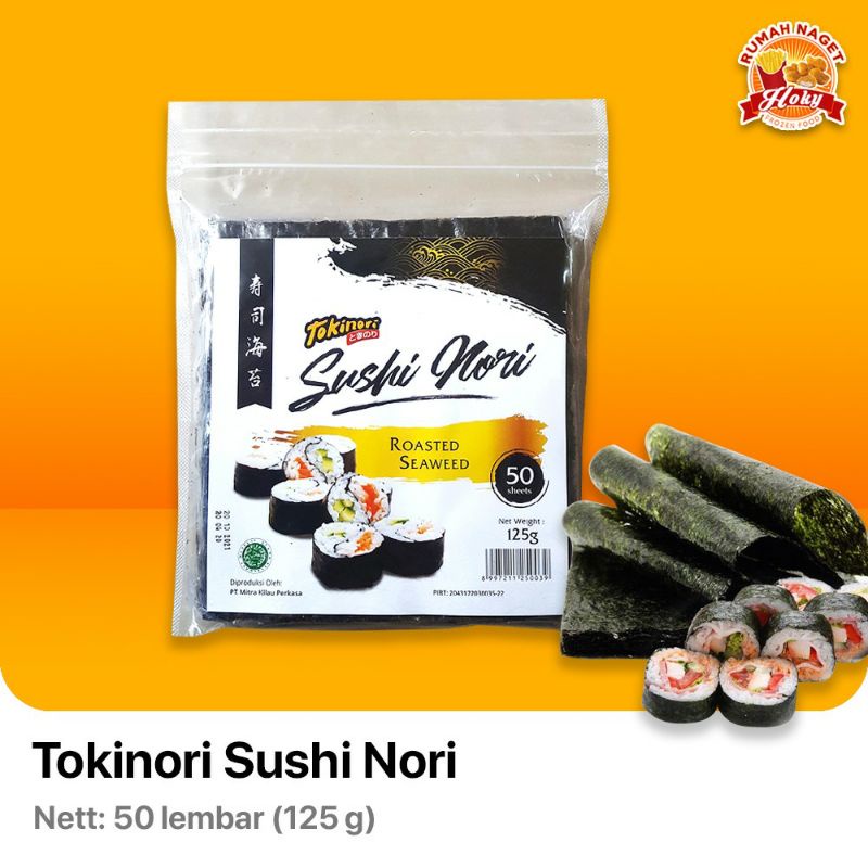 Jual Tokinori Sushi Nori 50 lembar | Shopee Indonesia