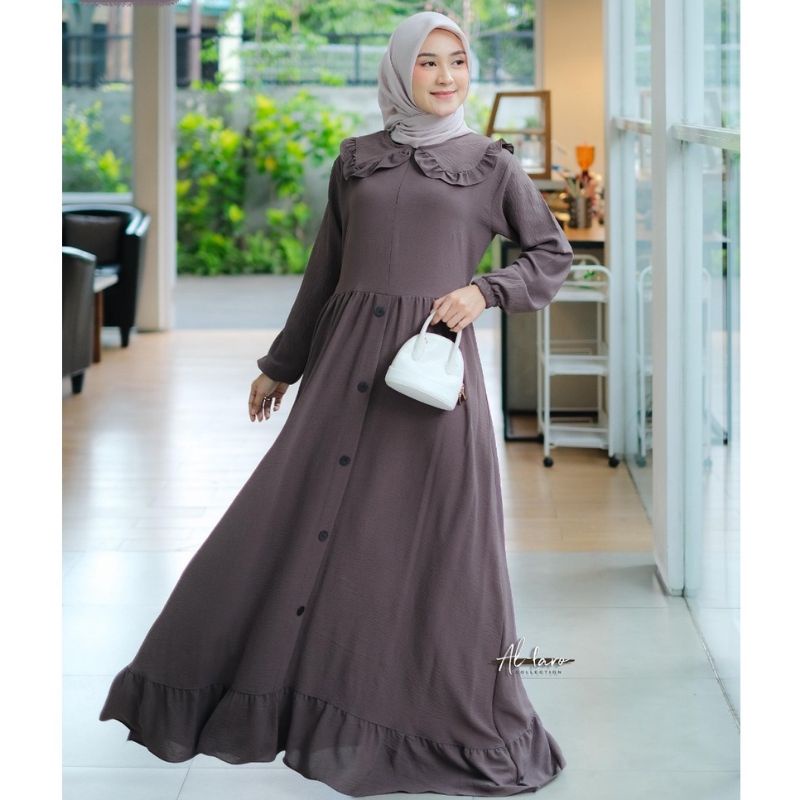 Jual GAMIS CANTIK TERBARU 2022 CRINKLE KARINA MODEL CANTIK BY ZAHRA ...