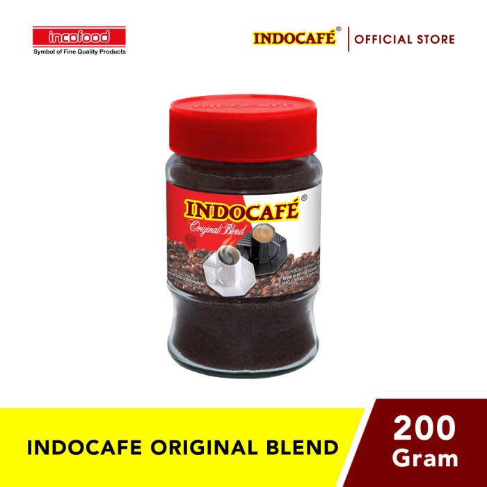Jual INDOCAFE ORIGINAL BLEND (200G) | Shopee Indonesia