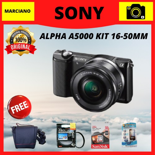 Jual Camera SONY A5000 KIT 16-50MM | Shopee Indonesia
