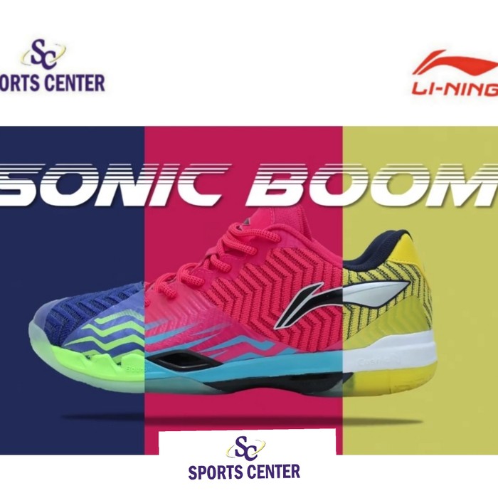 Jual Produk Eksklusif BIG PROMO !! Sepatu Badminton Lining SONIC BOOM ...