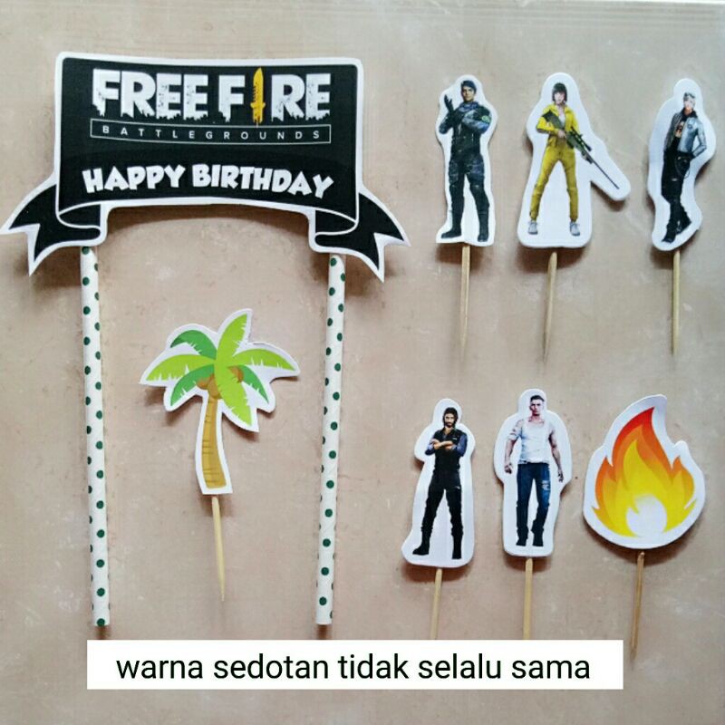 Jual topper toper hiasan tusukan kue cake ulang tahun happy birthday ...