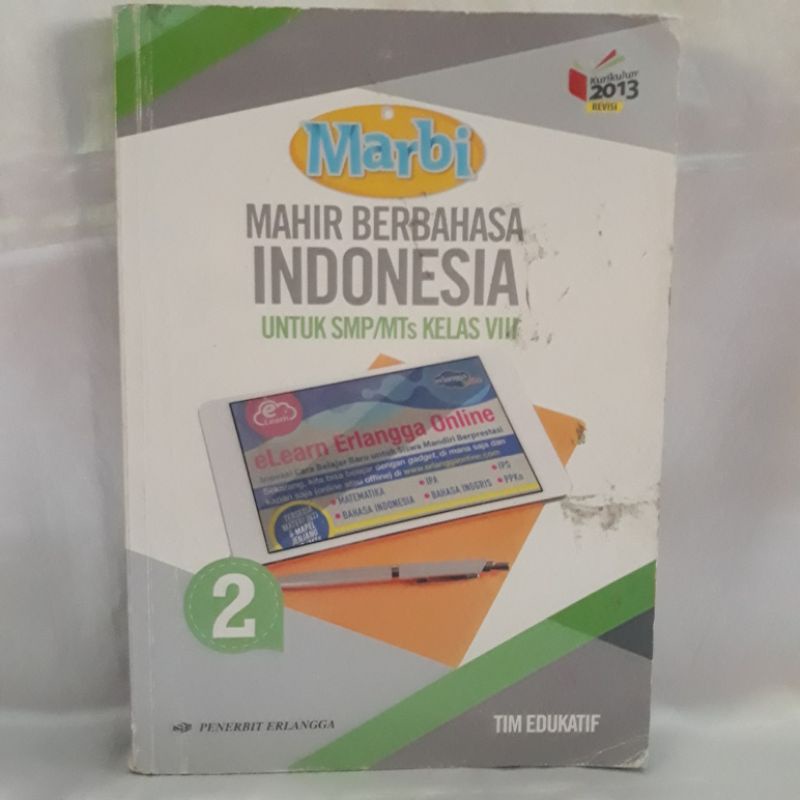 Jual Buku marbi mahir berbahasa indonesia smp/mts kelas 8 k13 edisi ...