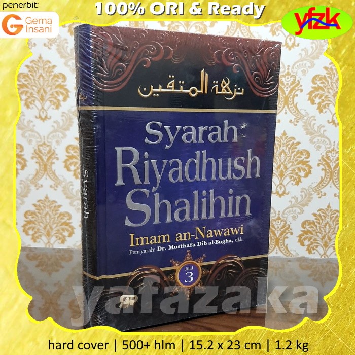Jual Buku Syarah Riyadhus Shalihin Imam Nawawi Original Terjemah Kitab Riyadhus Sholihin dengan ...