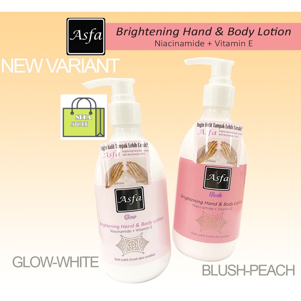 Jual [Habisin Stok] ASFA Brightening Body Lotion 300 ML = Glow-White ...