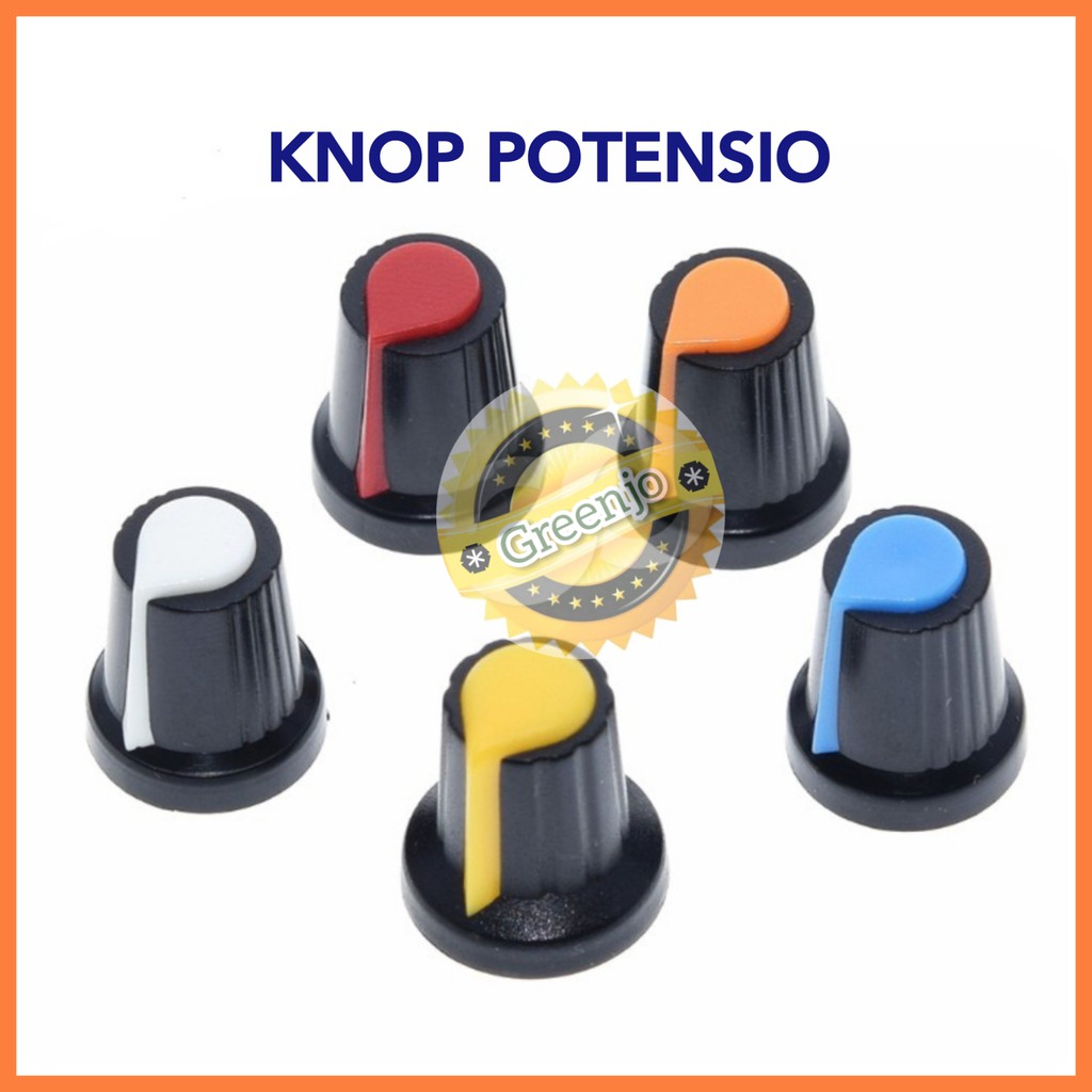 Jual Knop Potensio Plastik Warna Tutup Potensiometer Good Quality ...
