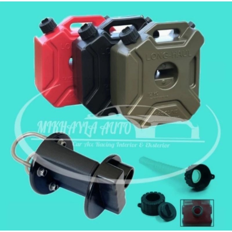 Jual Jerigen Long Haul Jerigen Bensin Solar 5Liter + Breket Bracket ...
