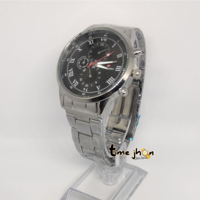 Jual Jam Tangan Pria Dan Wanita Tali Rantai/Krepyak Gratis Batu ...