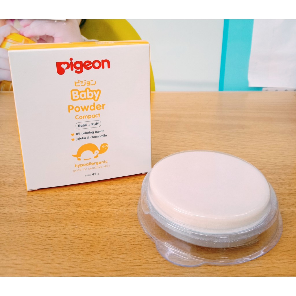 Jual PIGEON BABY POWDER COMPACT REF 45g | Shopee Indonesia