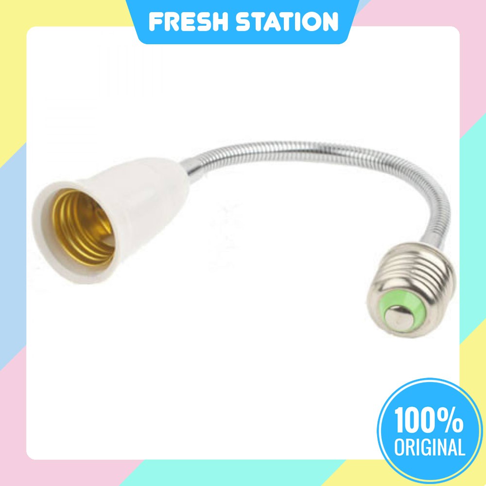 Jual Adapter Lampu LED E27 Flexible Panjang 20 CM | Shopee Indonesia