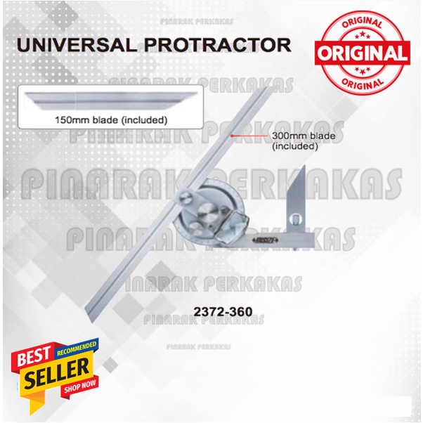 Jual Insize 2372-360 Universal Bevel Protractor 100% Original | Shopee ...