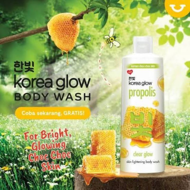 Jual Korea Glow Propolis Sabun Mandi Cair [250mL/ Kemasan Botol ...