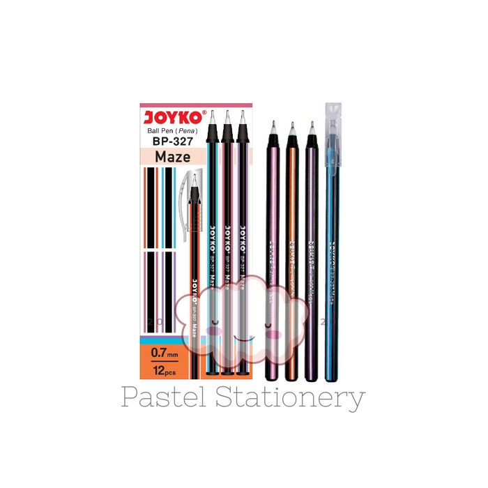 Jual Pulpen Pena Joyko Maze 0.7mm BP-327 - Bolpen Ball Pen Hitam Joyko ...