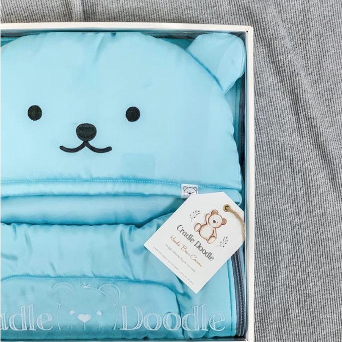 Jual Cradle Doodle - Baby Cocoon POLAR BEAR - BLUE POLAR BEAR | Shopee ...