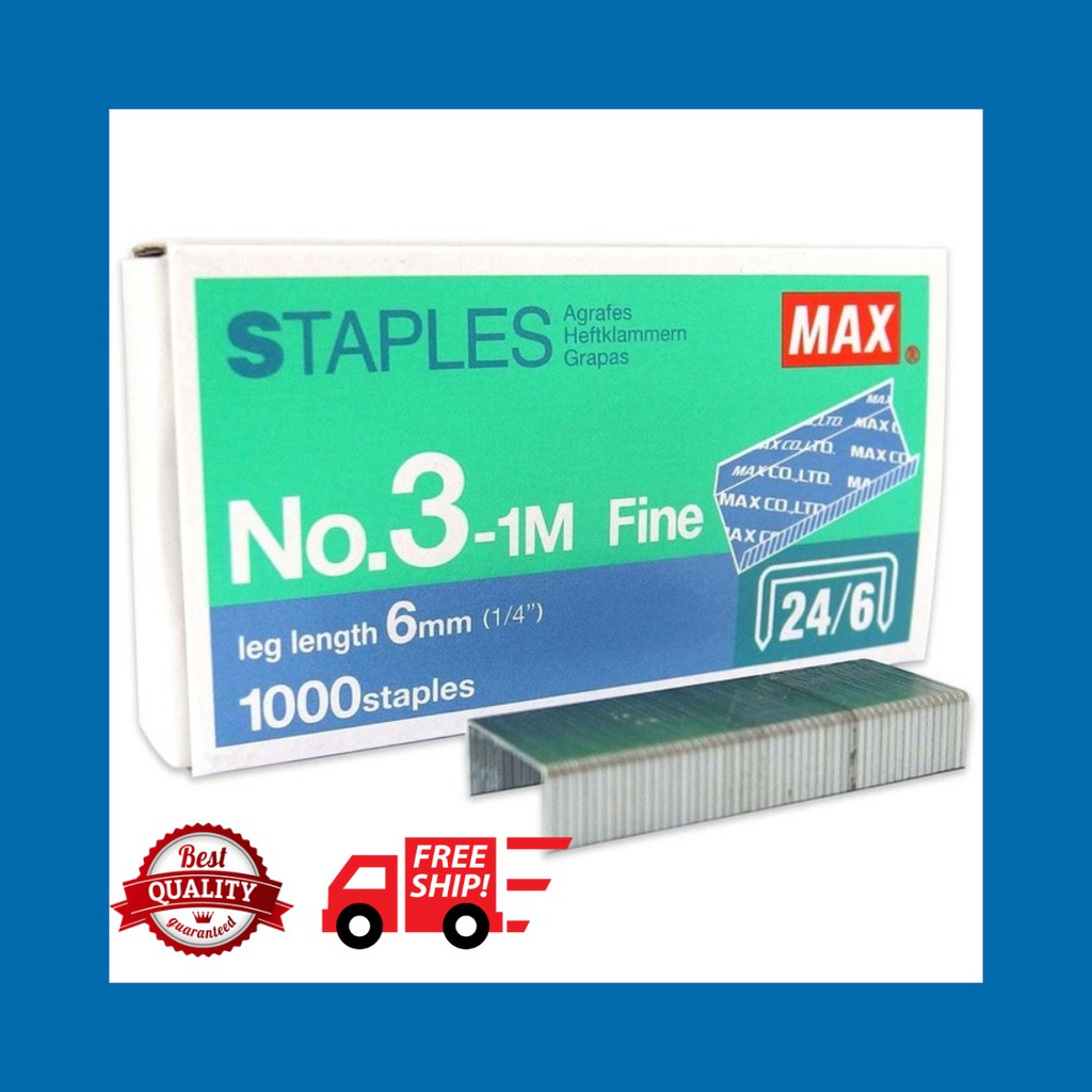 Jual ISI STAPLES NO 24/6 MAX | Shopee Indonesia