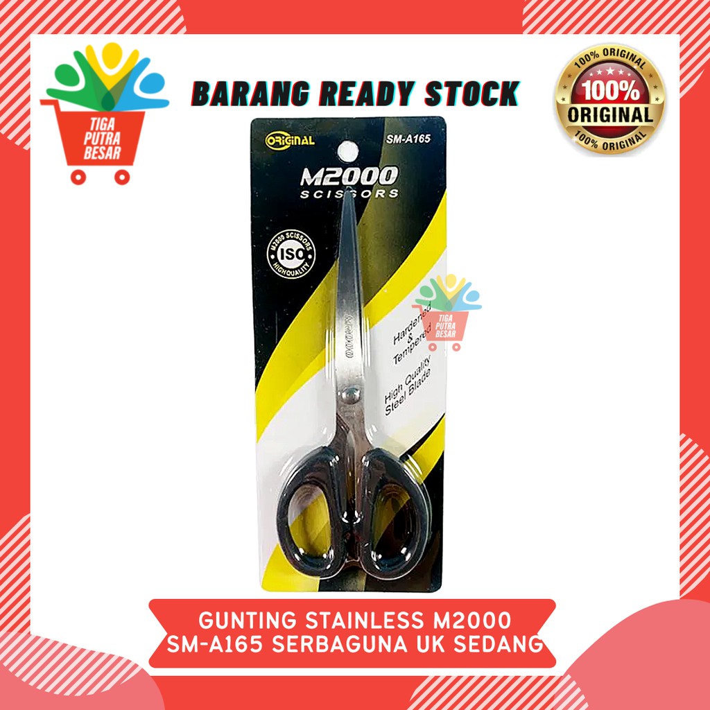 Jual Gunting Stainless Steel M2000 SM-A165 Serbaguna Ukuran Sedang 16 ...