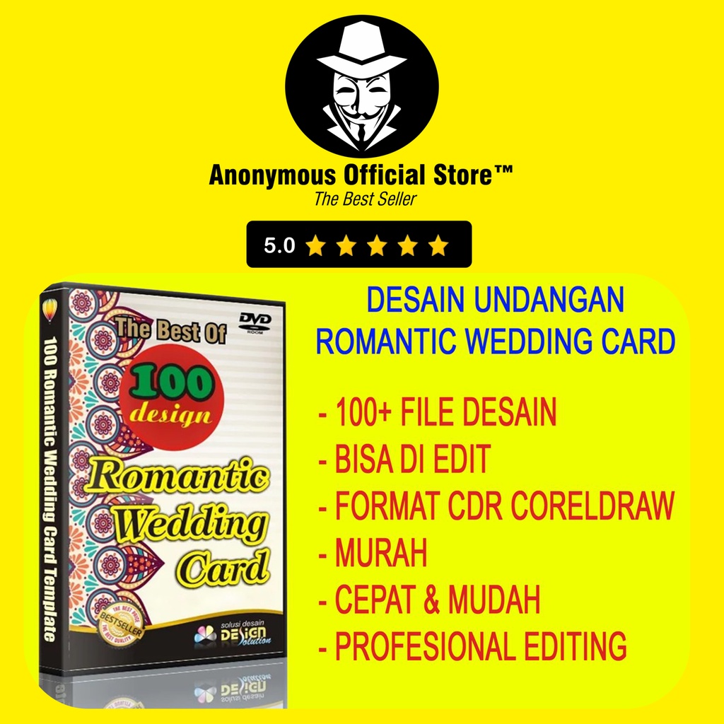 Jual KOLEKSI RATUSAN TEMPLATE DESAIN PREMIUM UNDANGAN NIKAHAN WEDDING ...