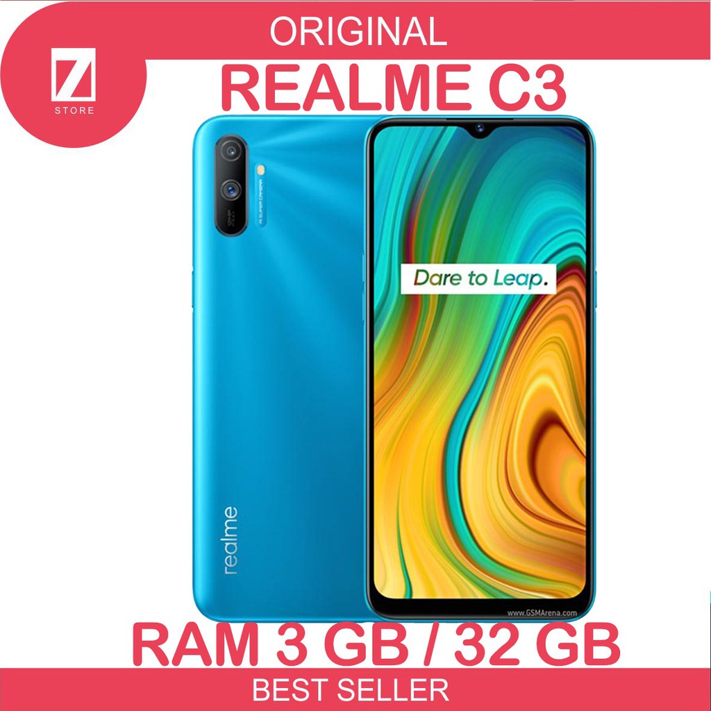 Jual REALME C3 RAM 3 ROM 32 GARANSI RESMI REALME INDONESIA | Shopee ...
