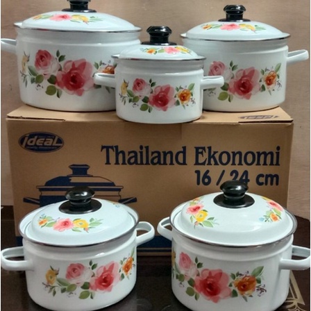 Jual PANCI IDEAL PANCI THAILAND EKONOMI SET 16/24 PANCI MOTIF BUNGA ...
