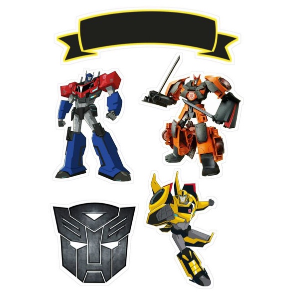 Jual Topper Karakter Tobot / Hiasan Kue Ulang Tahun karakter ...