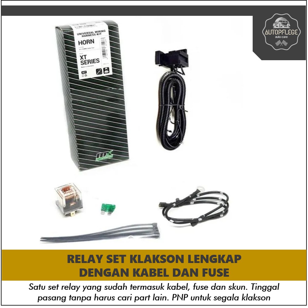 Jual Relay Set Klakson Lengkap dengan Kabel dan Fuse | Shopee Indonesia
