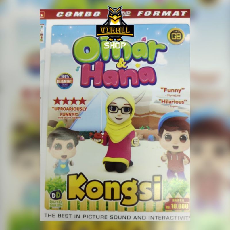 Jual KASET KARTUN ANAK OMAR & HANA "KONGSI" | Shopee Indonesia