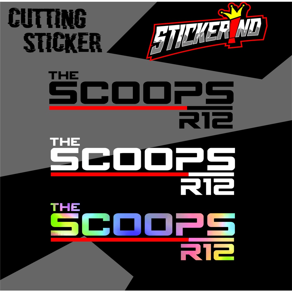 Jual STICKER SCOOPY / STIKER THE SCOOPS R12 STICKER VIRAL | Shopee ...