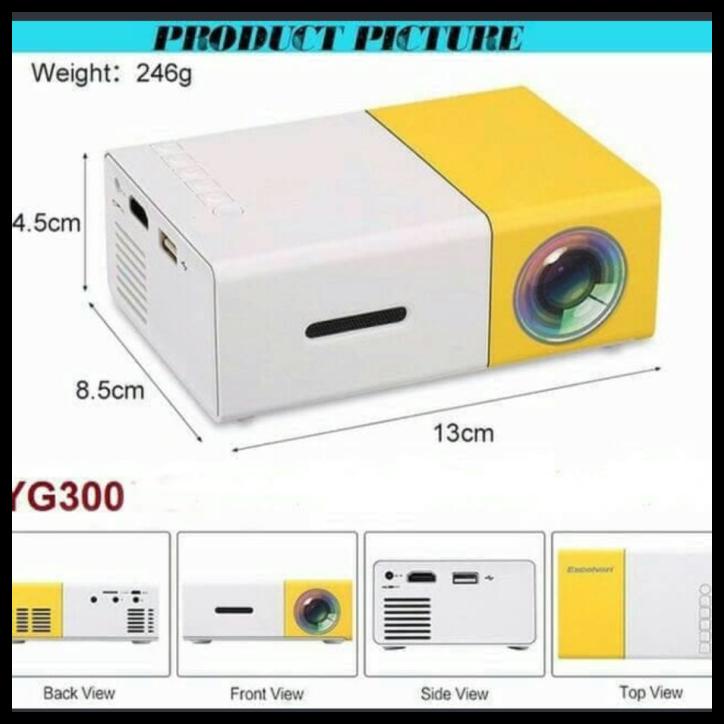 Jual Led Proyektor Mini Yg300 Home Theater Projektor | Shopee Indonesia