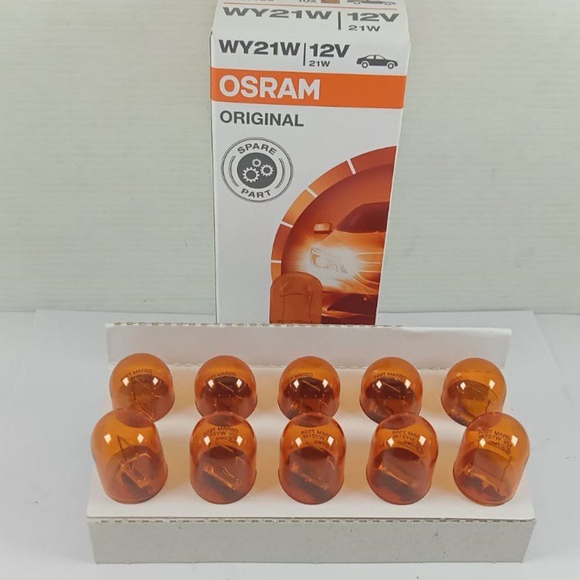 Jual Osram WY21W 12V 21W 7504 Bohlam Lampu Sein Sen T20 12V 21W Kaki 1 Kuning Amber | Shopee ...