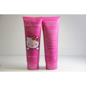 Jual Lotion Hello kitty L-Glutathione Moist Whitening / Body Lotion ...