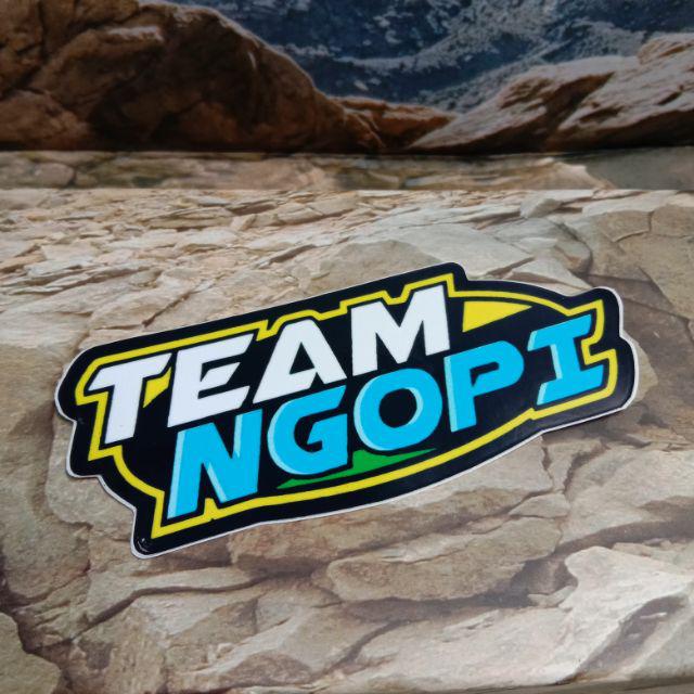 Jual Sticker printing Team Ngopi & tukang ngopi | Shopee Indonesia