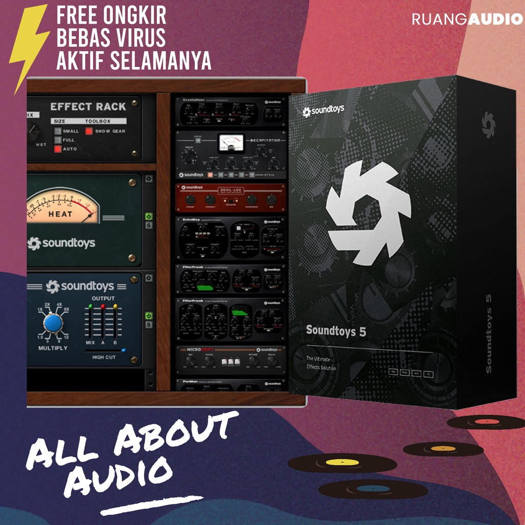 Jual Plugin SoundToys 5 Ultimate Effects Bundle VST Mixing ( Full ...