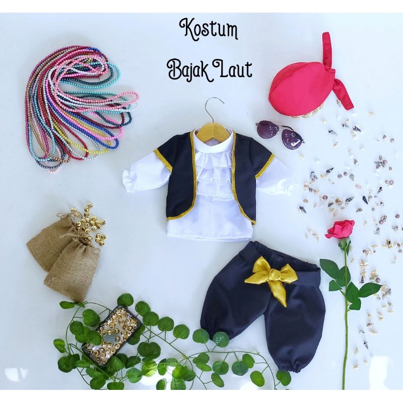 Jual kostum bajak laut, kostum newborn, cosplay bajak laut, kostum ...